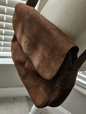 Longchamp | Bags | Longchamp Vintage Brown Leather Crossbody Bag Horse ...